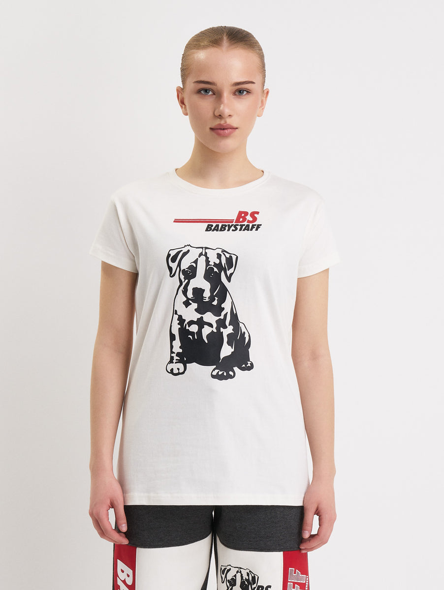 Babystaff Tawani T-Shirt White. Feminin & sportlich. – Amstaff Wear