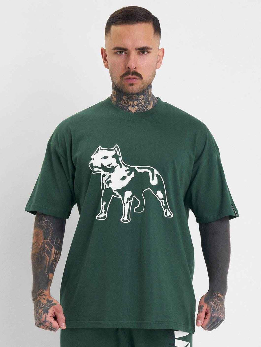 Amstaff Logo 2.0 T-Shirt Green – Amstaff Wear