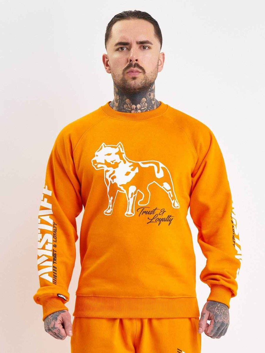 Amstaff Logo 2.0 Sweatshirt Orange – Amstaff Wear