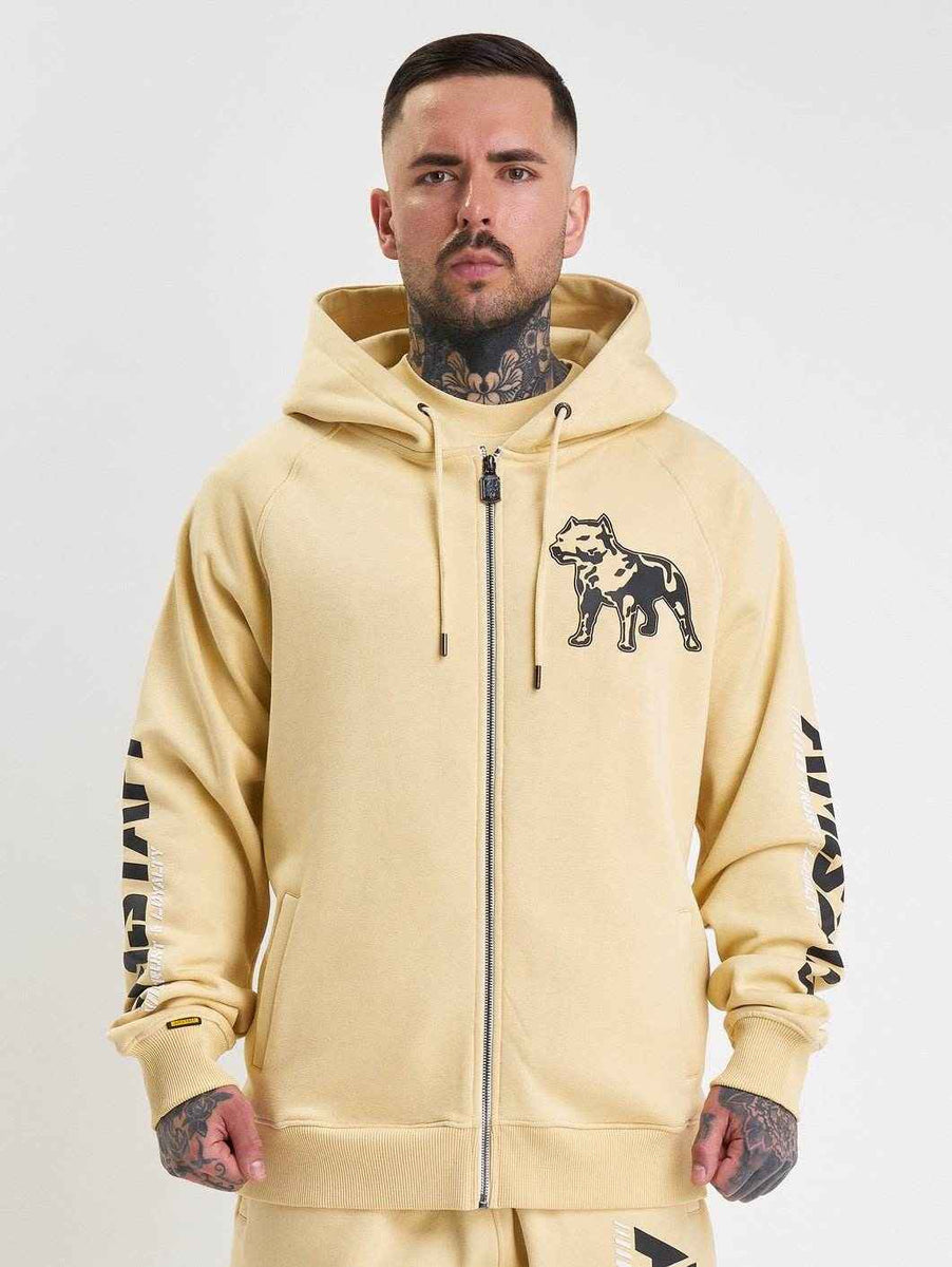 Amstaff Logo 2.0 Ziphoodie Vanilla Cream – Amstaff Wear